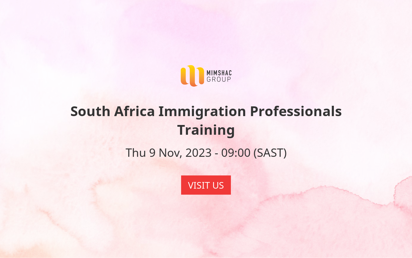 South Africa Immigration Professionals Training